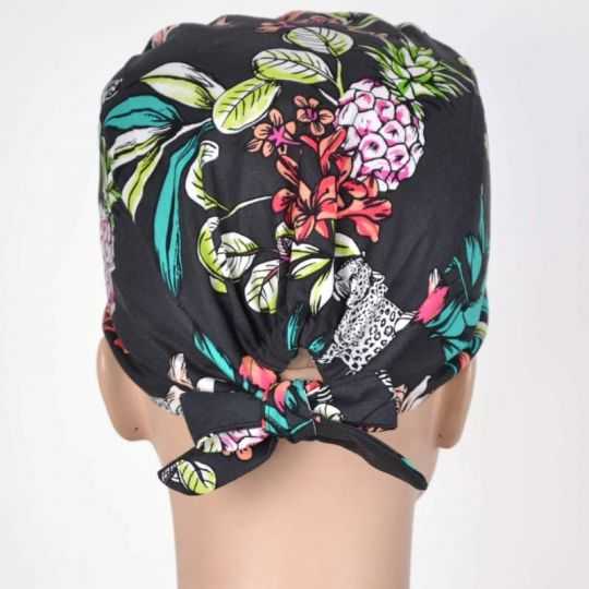 calot chirurgical opératoire bloc infirmière Gris Anthracite motif ...